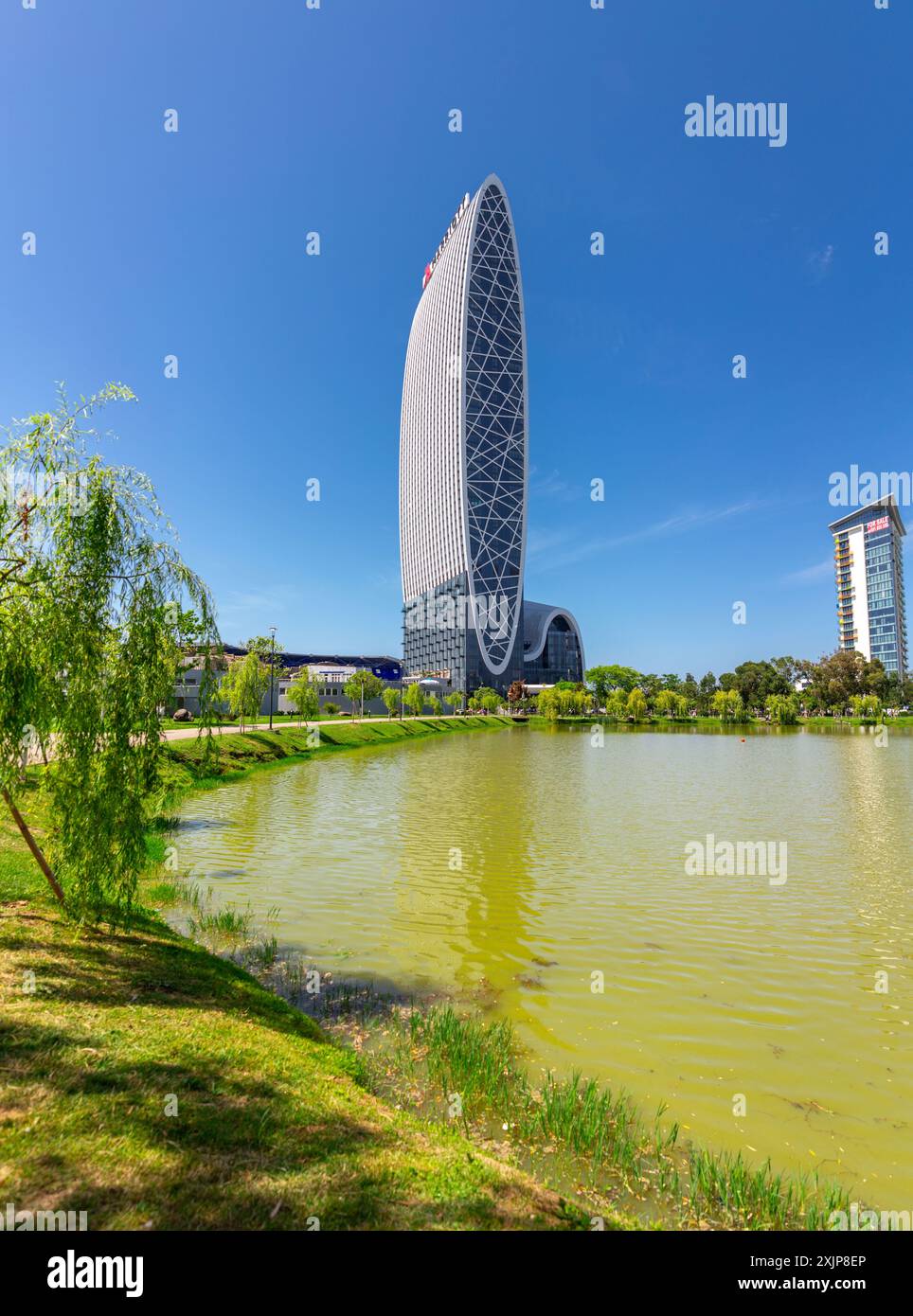 Batumi, Georgia - 14 JUNE 2024: The modern 54 story skyscraper in the ...