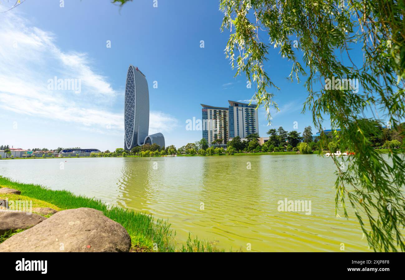 Batumi, Georgia - 14 JUNE 2024: The modern 54 story skyscraper in the ...