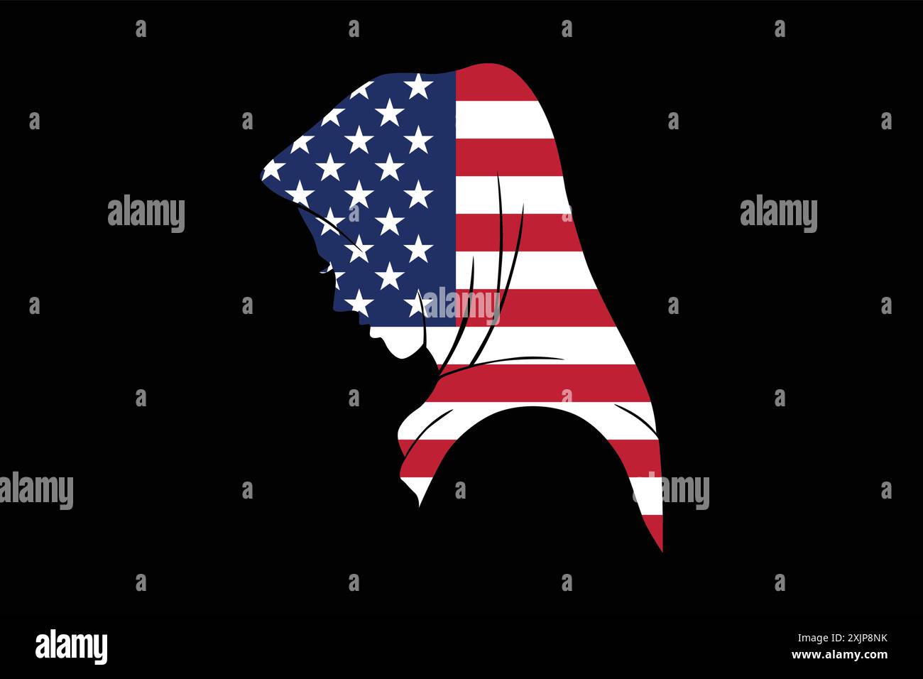 All american muslim Stock Vector Images - Alamy