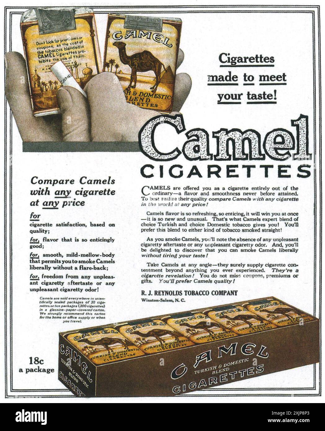 Cigarette advertisement camel Cut Out Stock Images & Pictures - Alamy