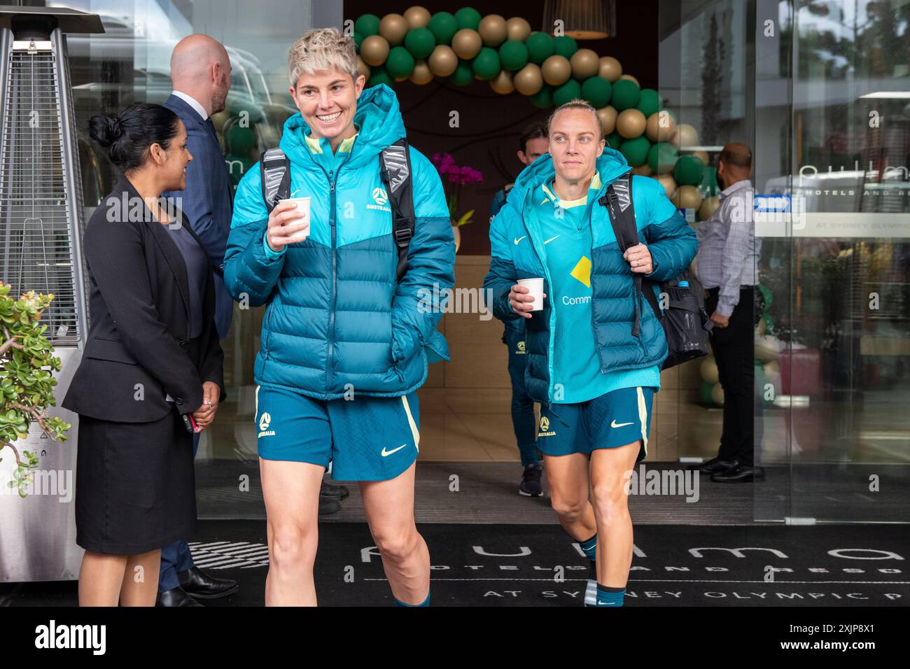 MatildaÕs Player Michelle Heyman leaves camp in Olympic Park for ...