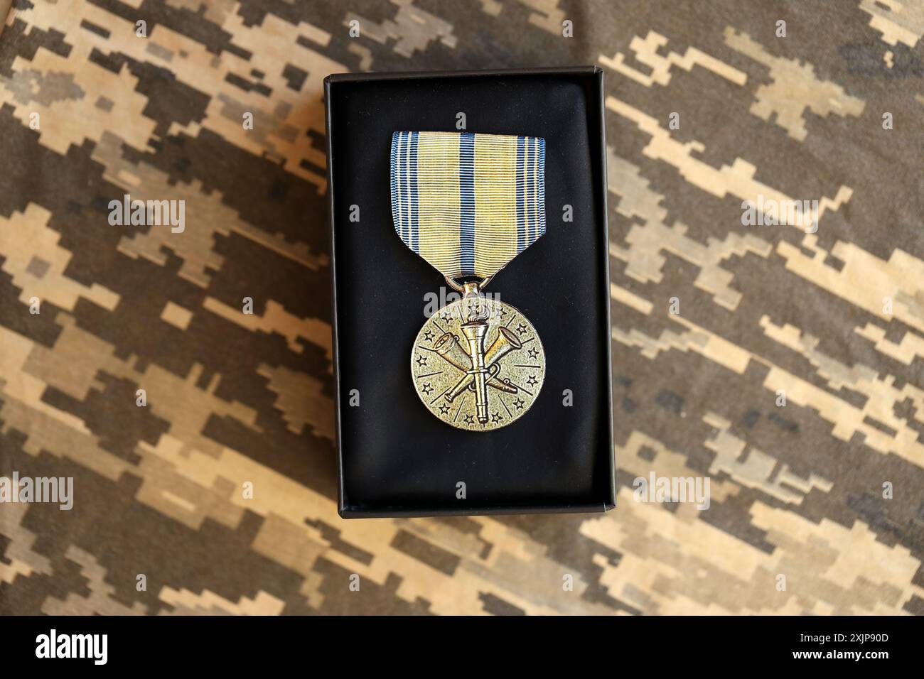 KYIV, UKRAINE - JULY 10, 2024 Air Force Armed Forces Reserve medal ...