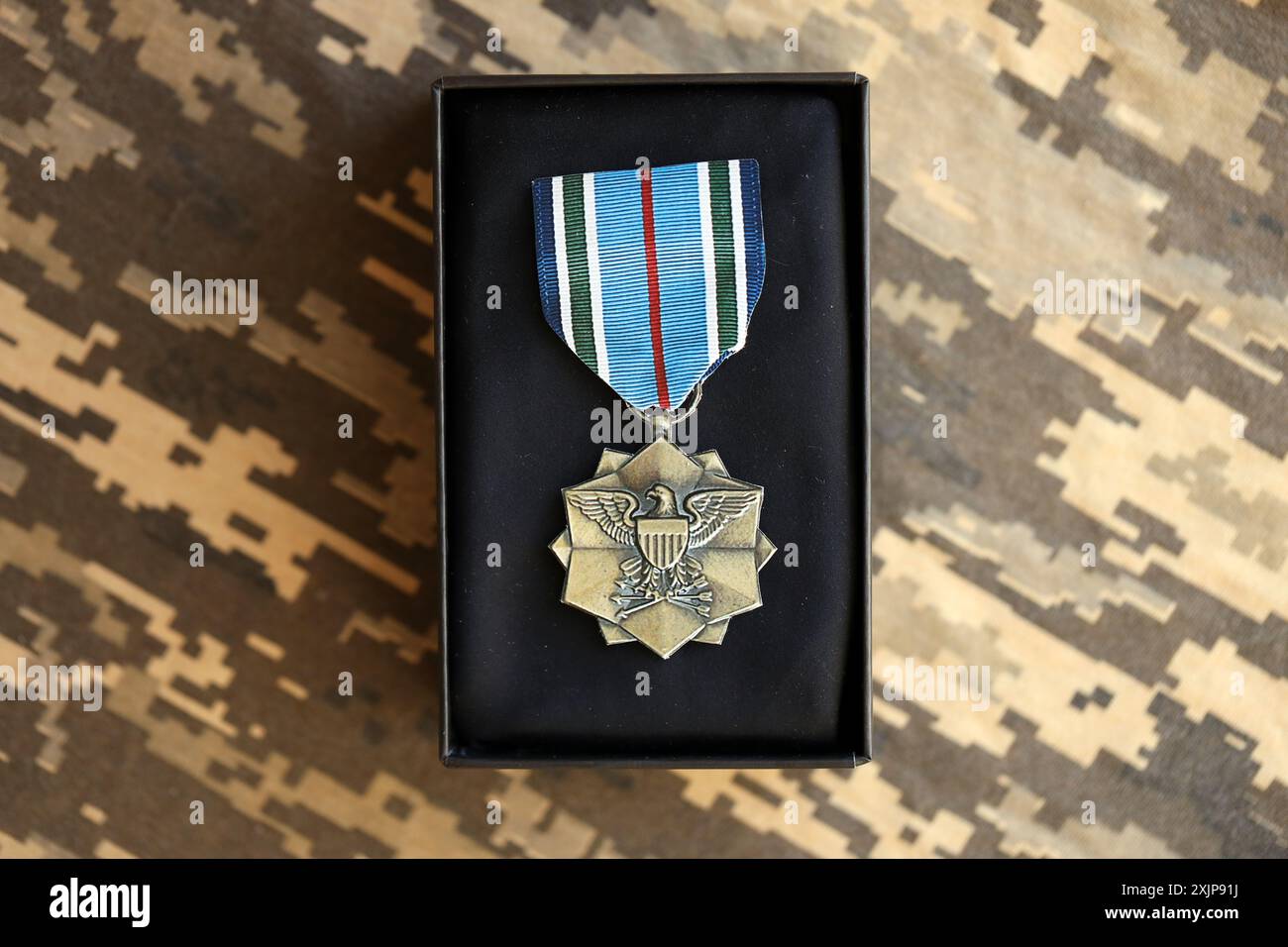 KYIV, UKRAINE - JULY 10, 2024 US Joint Service Achievement medal ...