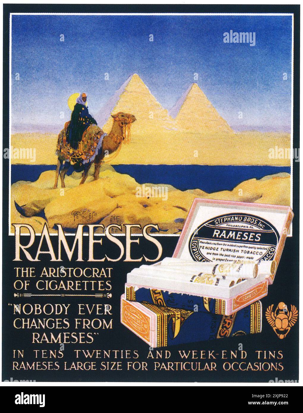 Egyptian vintage poster Cut Out Stock Images & Pictures - Alamy