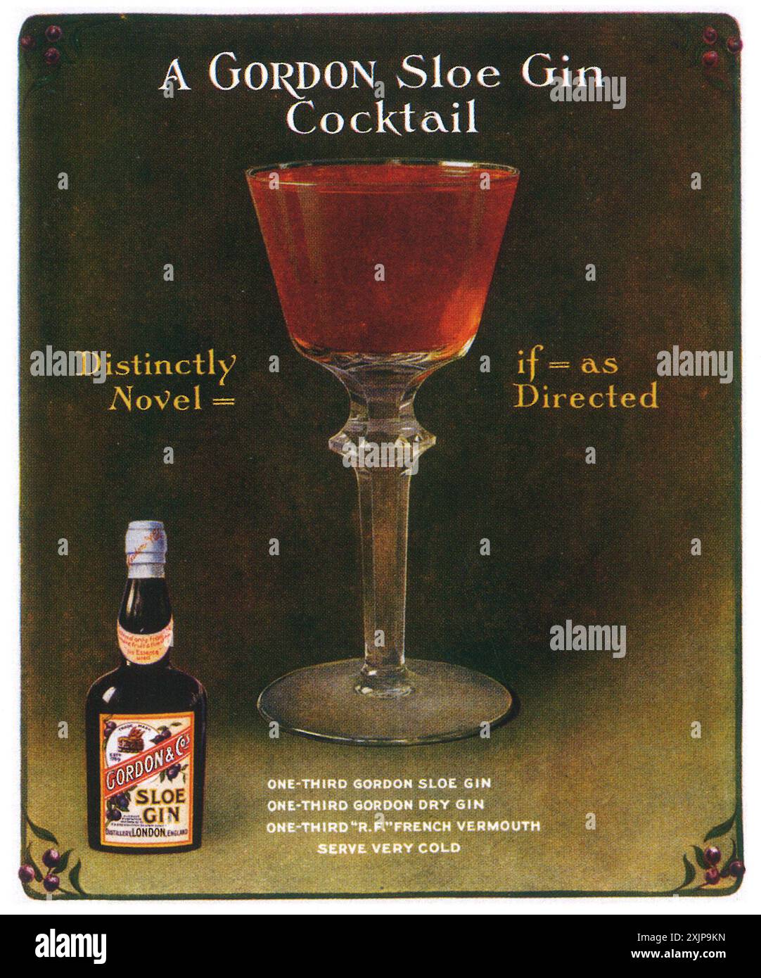 Gordons gin advert hi-res stock photography and images - Alamy