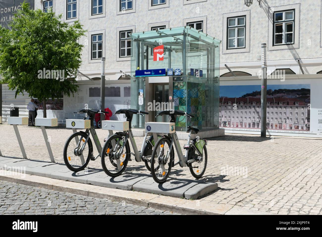 Rossio metro station entrance hi-res stock photography and images - Alamy