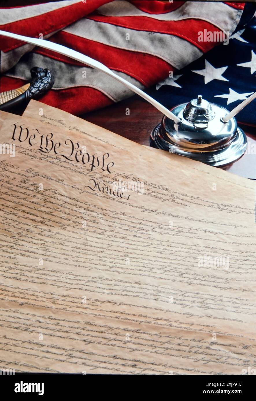 Us constitution first page hi-res stock photography and images - Alamy