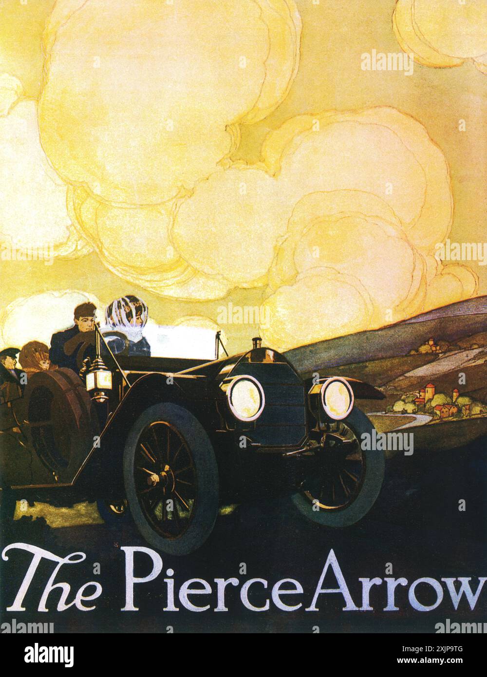 Car poster 1910 hi-res stock photography and images - Alamy