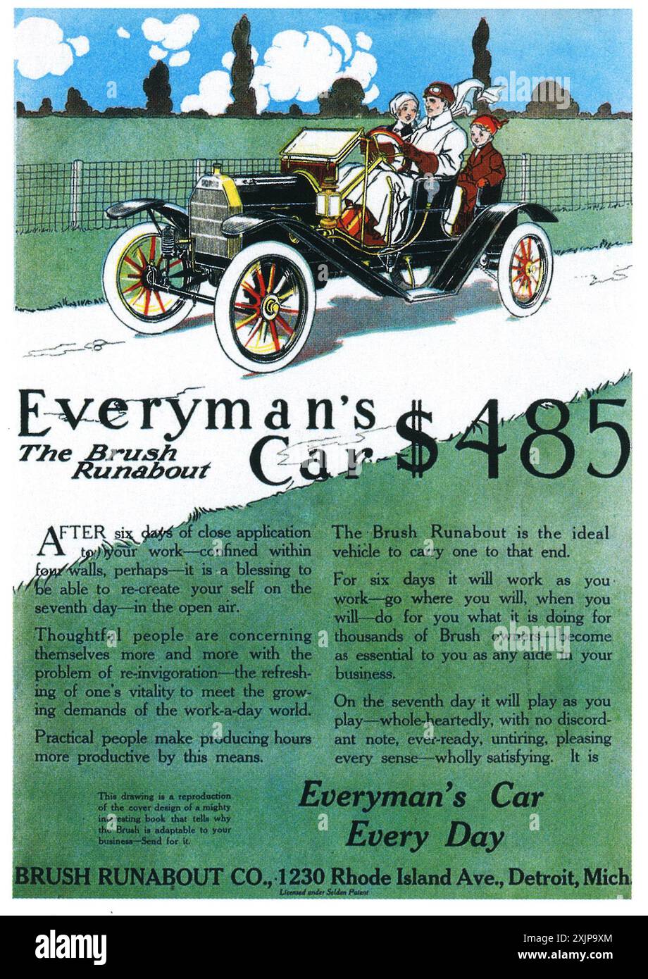 Vintage car brush runabout hi-res stock photography and images - Alamy