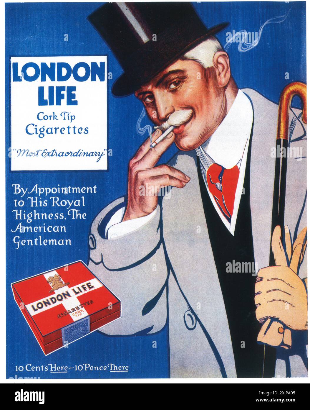London life cork tip cigarettes hi-res stock photography and images - Alamy