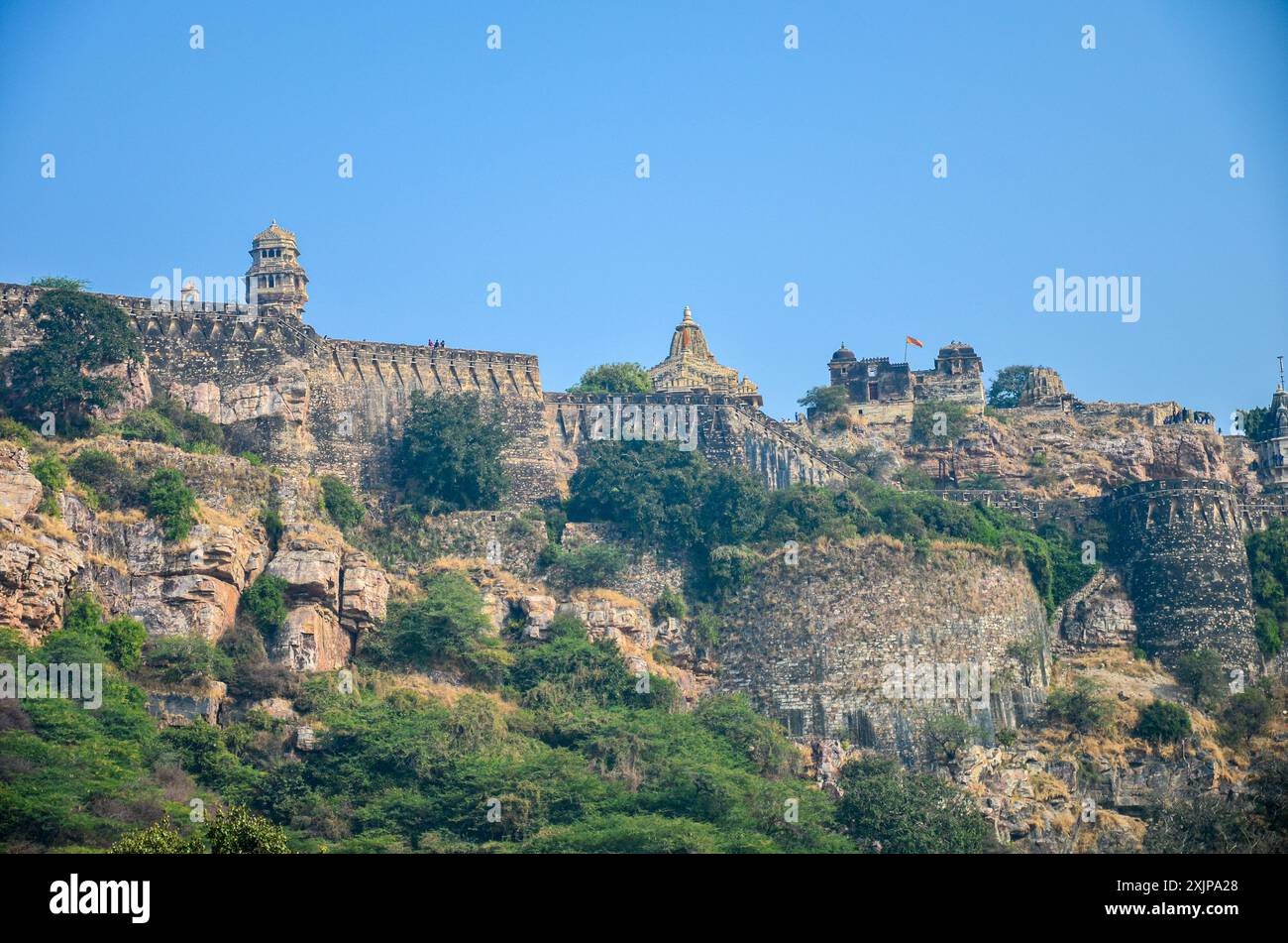 Chittorgarh fort built in 7th century by the Maurya rulers in Rajasthan ...