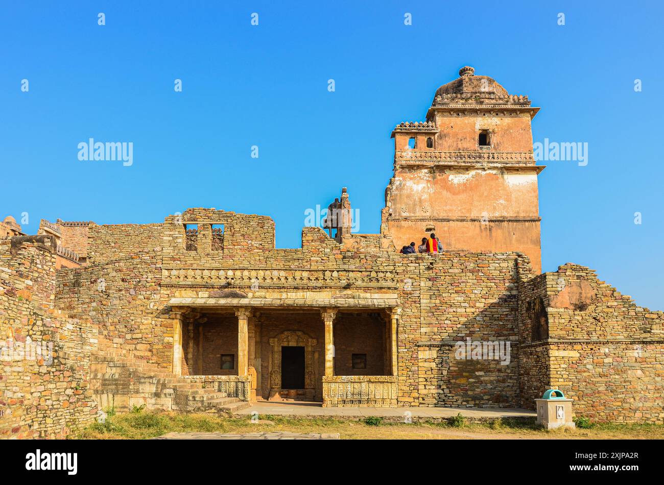 Chittorgarh fort built in 7th century by the Maurya rulers in Rajasthan ...