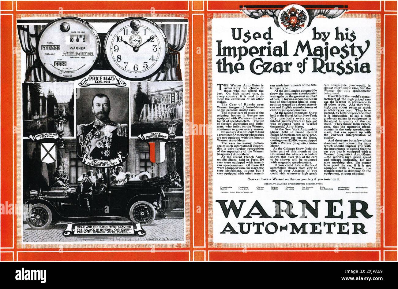 Warner auto meter hi-res stock photography and images - Alamy