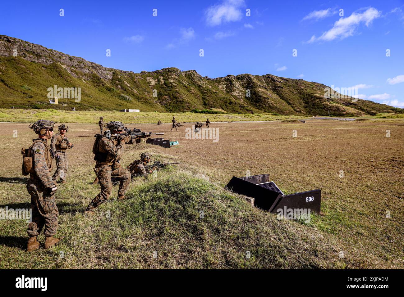 U.S. Marines assigned to Charlie Company, Battalion Landing Team 1/5 ...