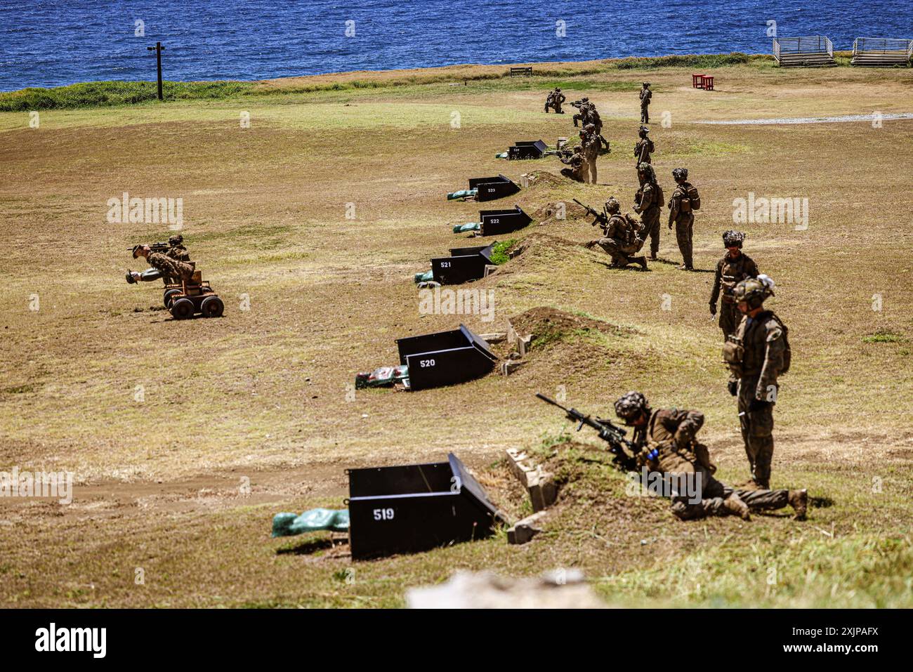 U.S. Marines assigned to Charlie Company, Battalion Landing Team 1/5 ...