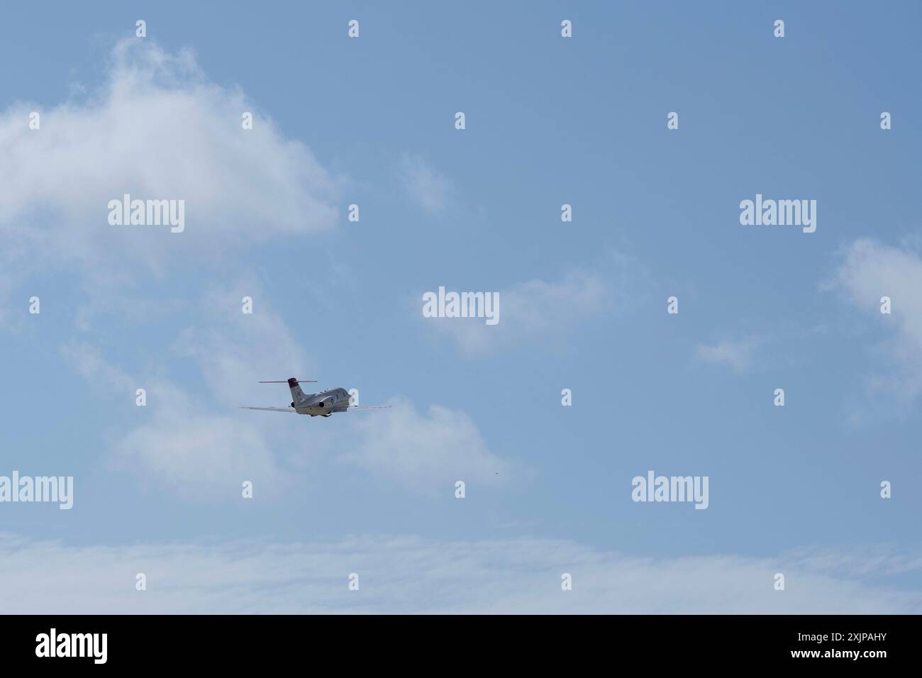A T-1A Jayhawk flown by Lt. Col. Dominique Haig, 99th Flying Training ...