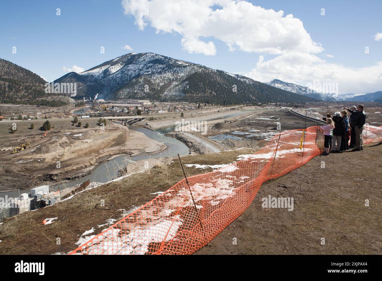 Two days after breach visitors are still checking on the Clark Fork and ...