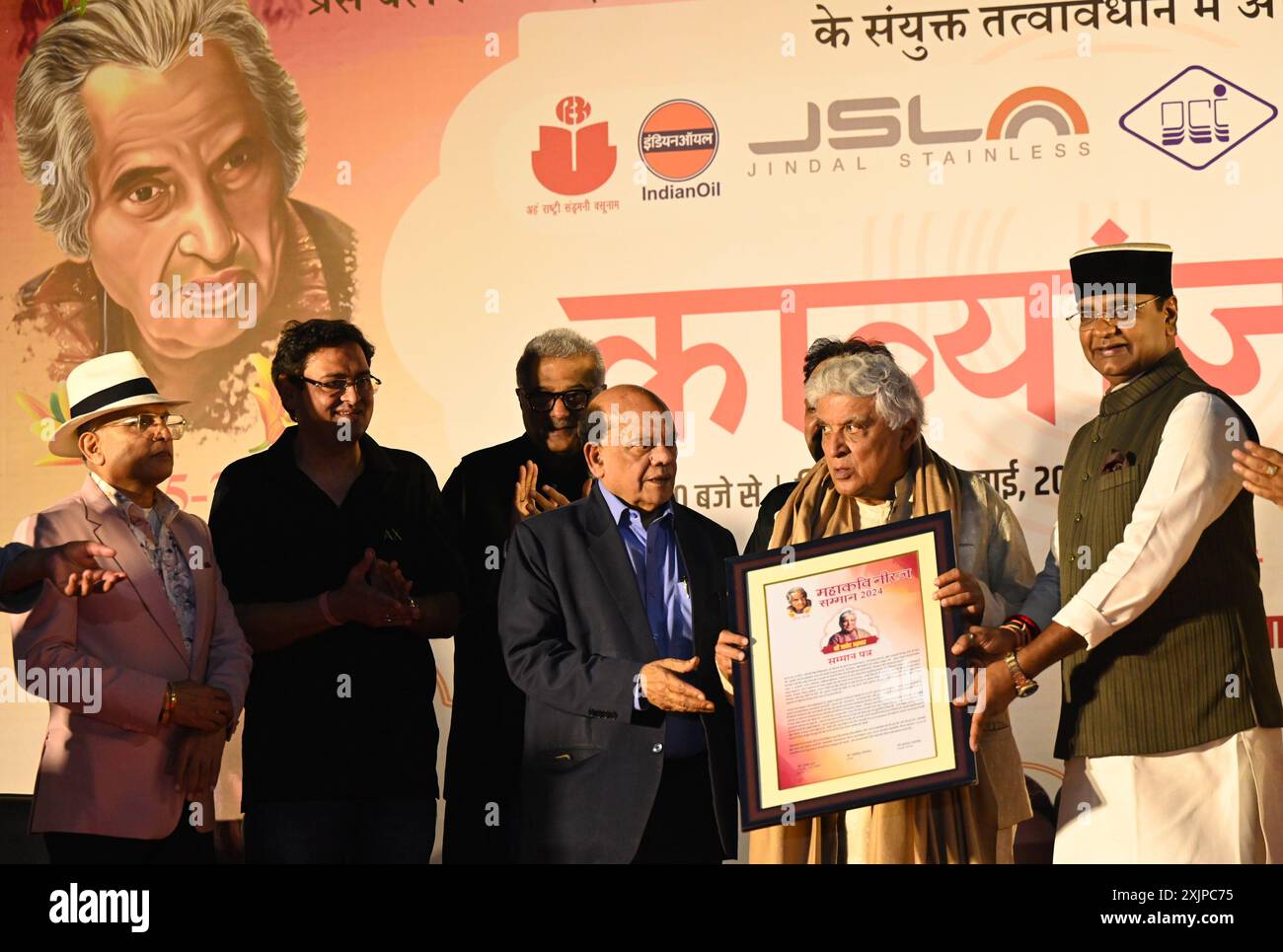 New Delhi, India. 19th July, 2024. NEW DELHI, INDIA - JULY 19: Poet ...