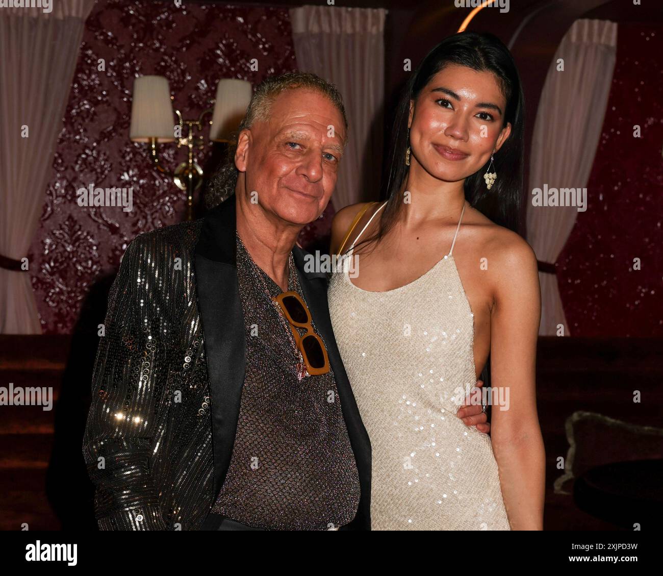 Alan Endfield and Carla Baii attend the Alan Endfield's Summer Party at ...