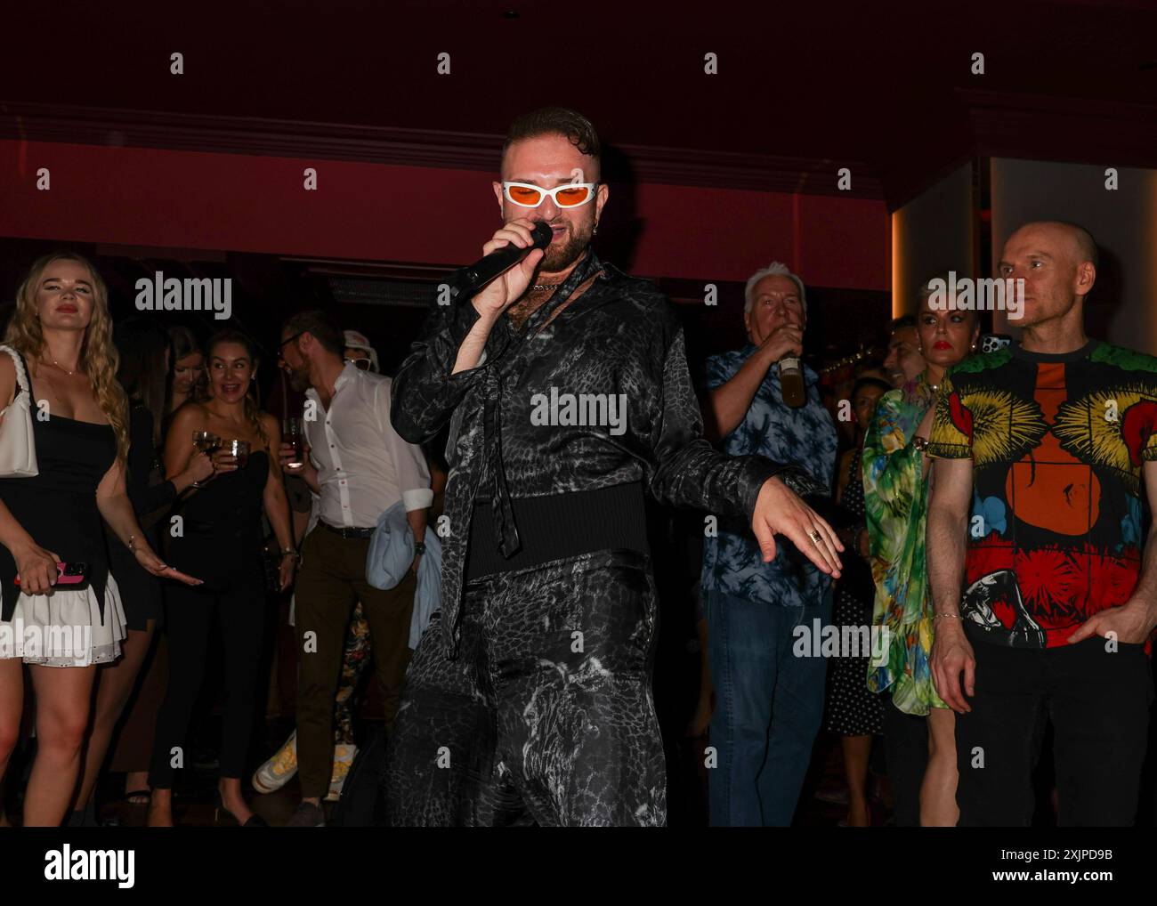 Anthony Hughes attends the Alan Endfield's Summer Party at Mistress of ...