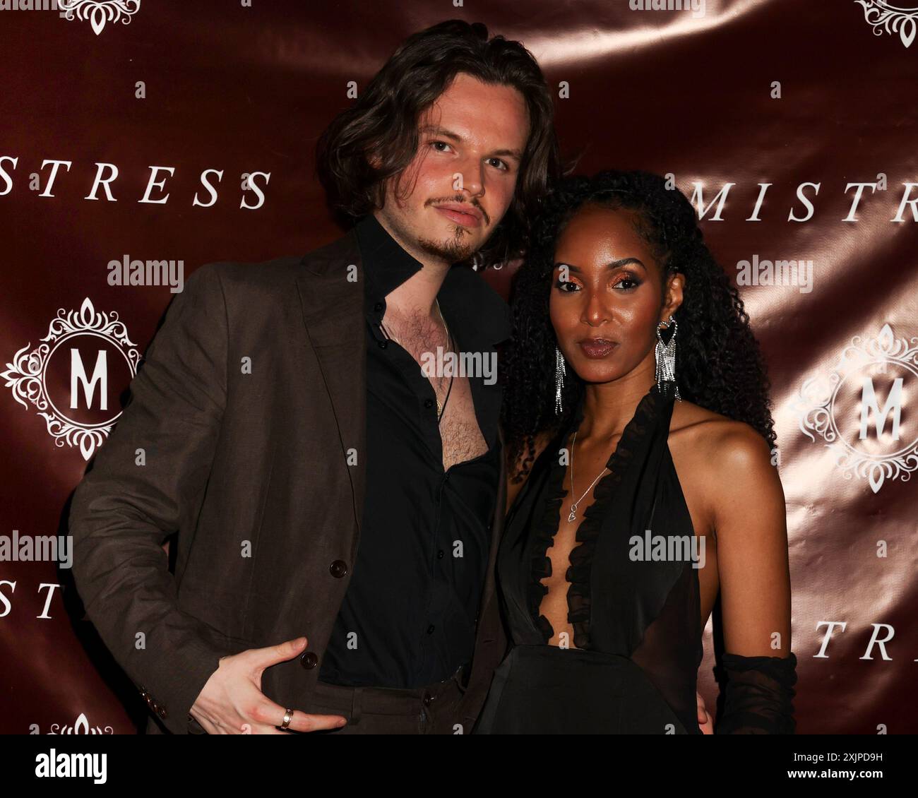 Alexander Ron and Patrice Richards aka Tricey R attend the Alan ...