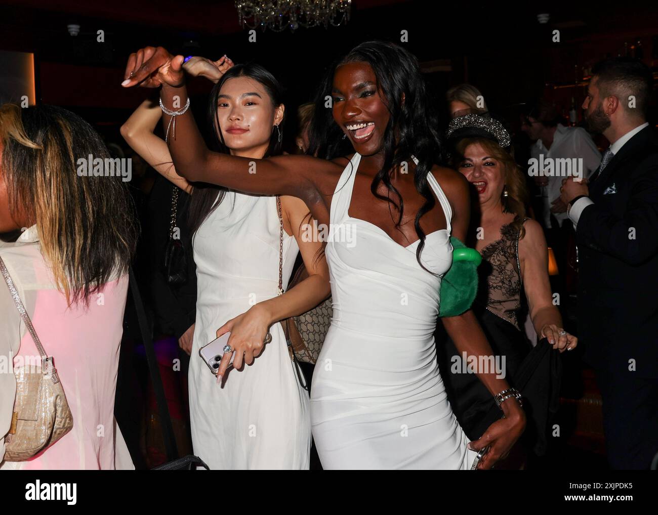 Zeng Zhii and Nicole Boma attend the Alan Endfield's Summer Party at ...