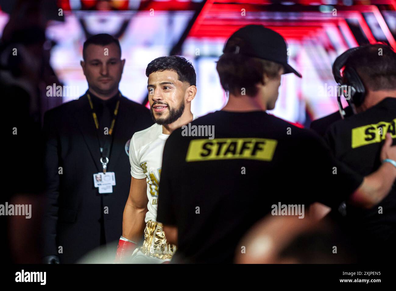PHOENIX, ARIZONA - JUNE 29: Danny Barrios before the faith against ...