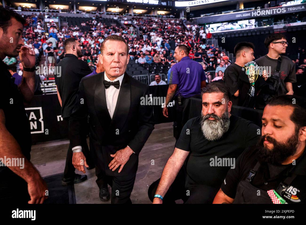 PHOENIX, ARIZONA - JUNE 29: Julio Cesar Chavez at Footprint Center ...