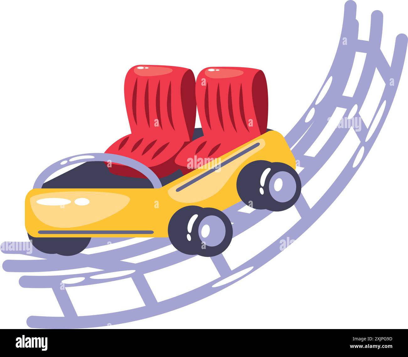 Empty rollercoaster car hi-res stock photography and images - Alamy