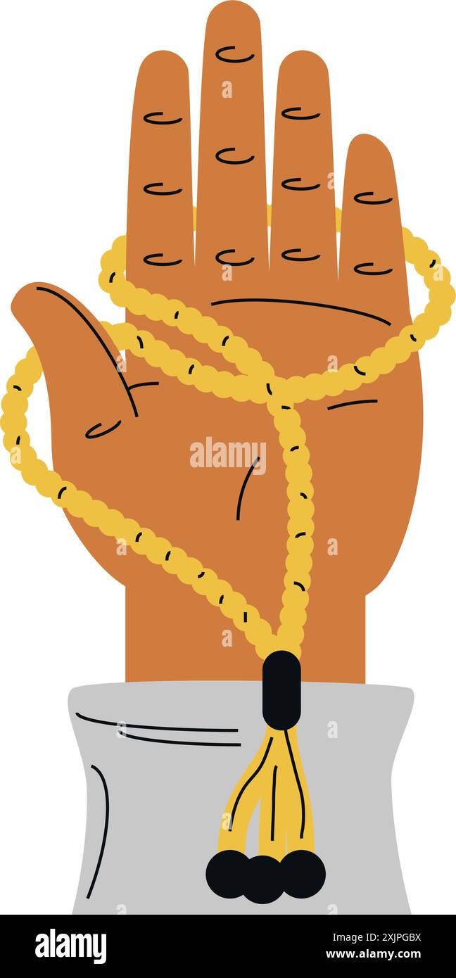 Religion prayer hands muslim Stock Vector Images - Alamy