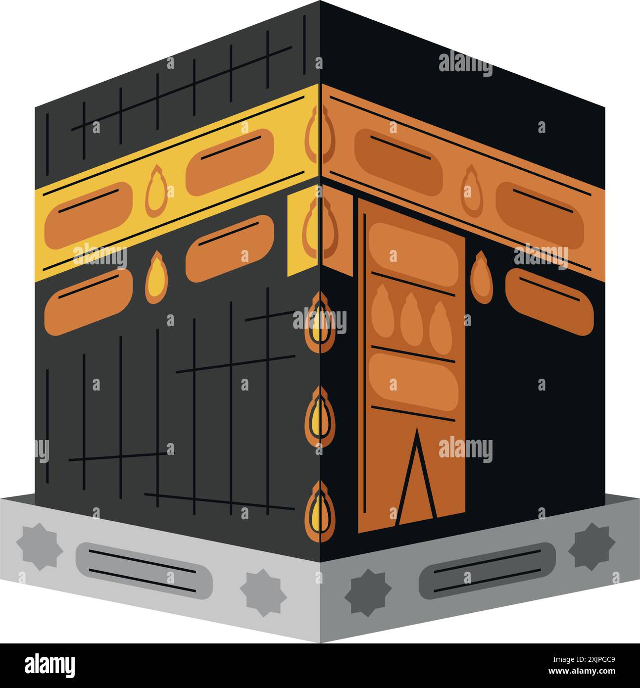 kaaba for umrah in mecca saudi arabia Stock Vector Image & Art - Alamy