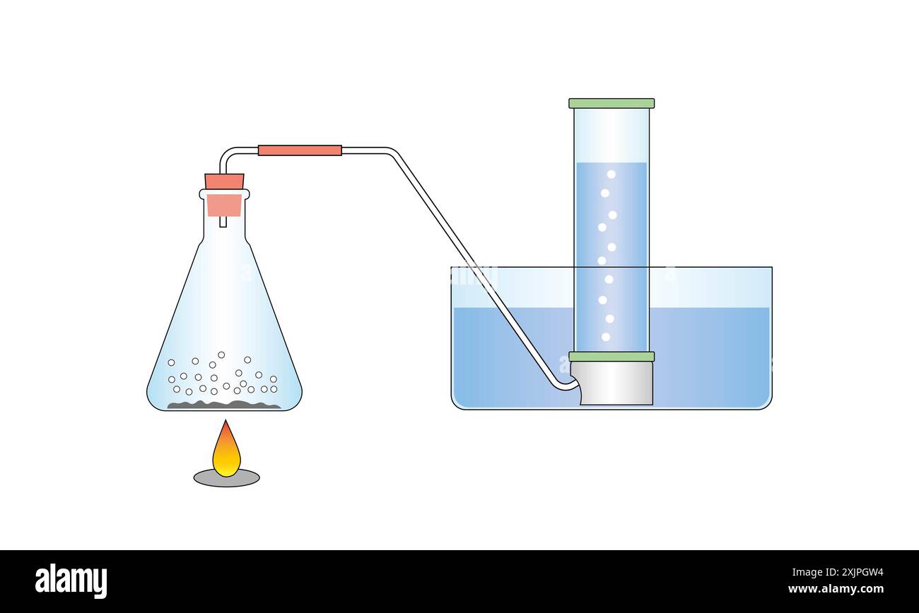 Methane preparation, illustration Stock Photo - Alamy Methane preparation, illustration Stock Photo - Alamy