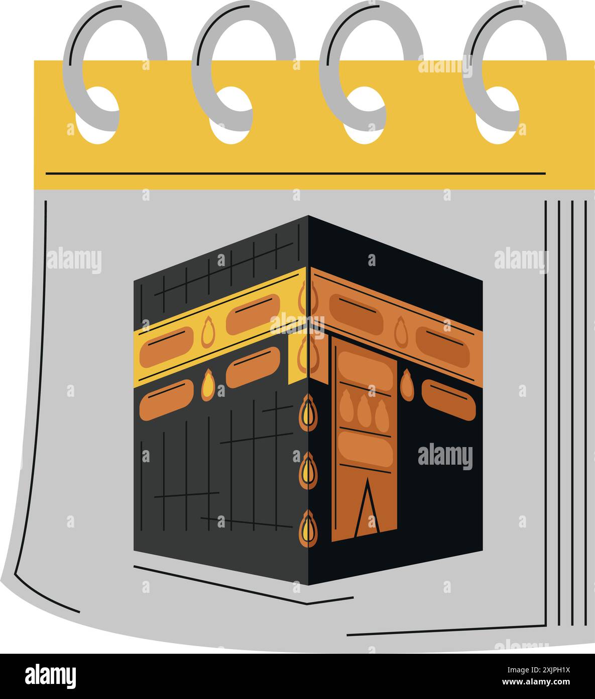 muslim calendar for umrah in the month of ramadan Stock Vector Image ...