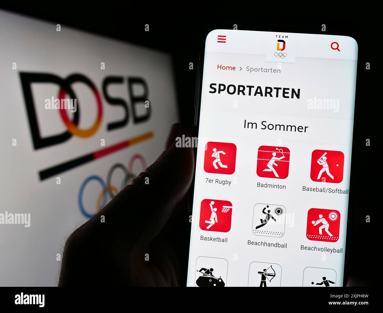 Dosb logo hi-res stock photography and images - Alamy