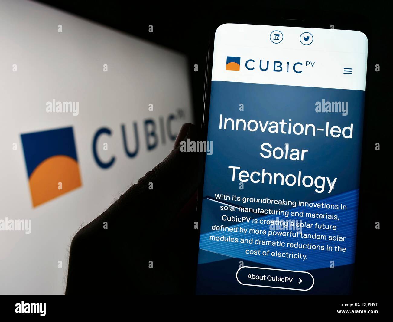 Cubicpv logo hi-res stock photography and images - Alamy