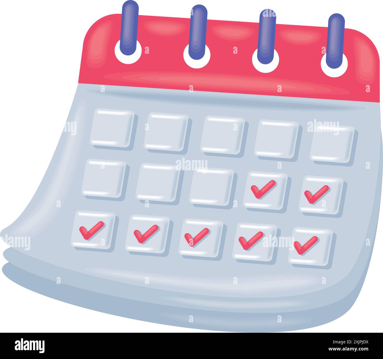 family planner check finished daily tasks Stock Vector Image & Art - Alamy