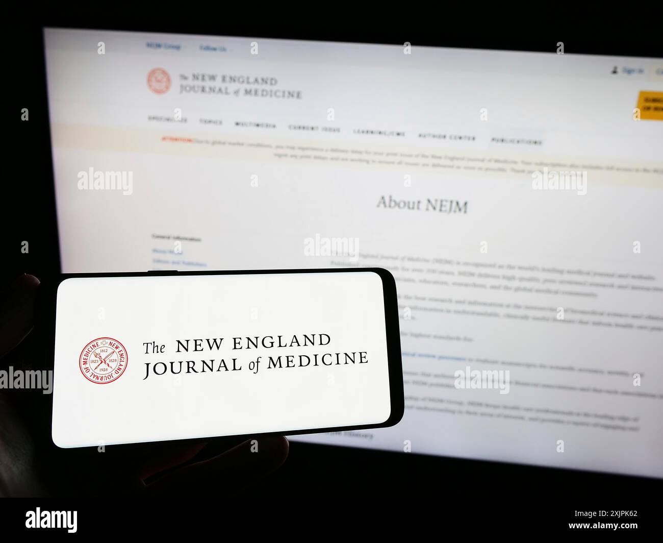 Nejm logo hi-res stock photography and images - Alamy
