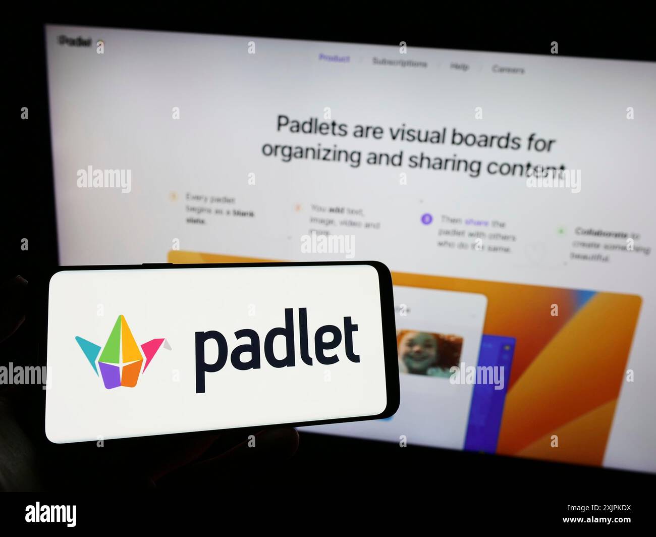 Padlet logo hi-res stock photography and images - Alamy