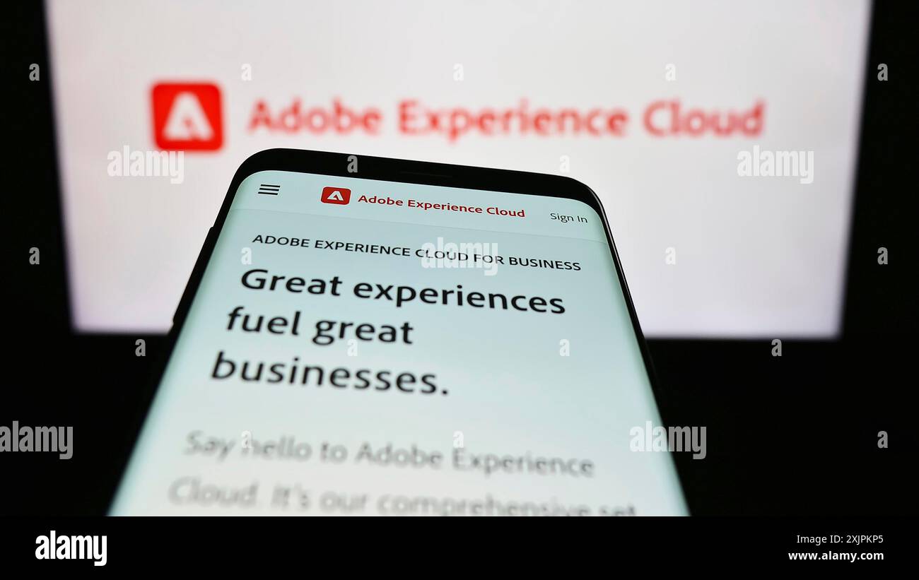Adobe experience cloud logo hi-res stock photography and images - Alamy