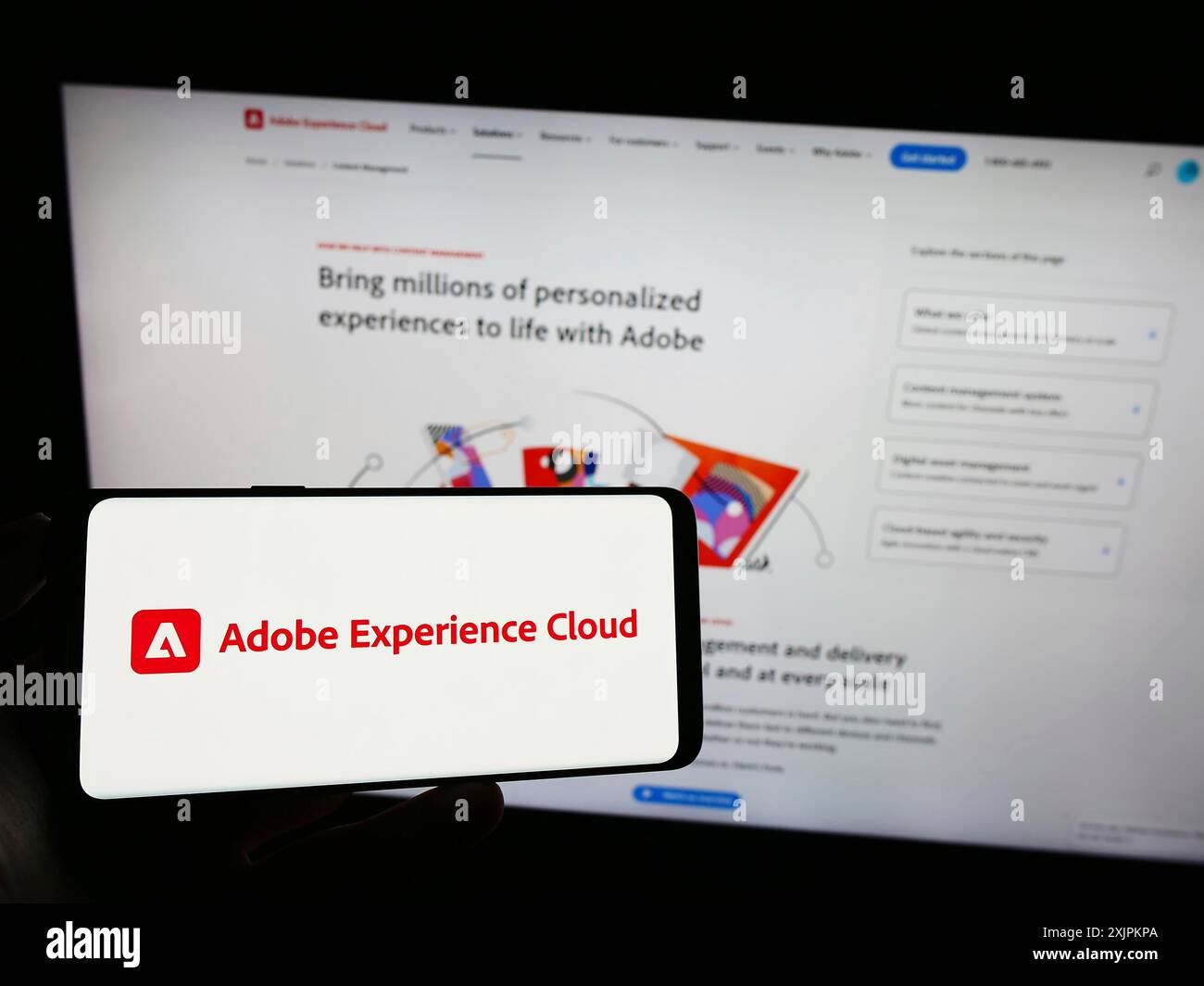 Adobe experience cloud logo hi-res stock photography and images - Alamy