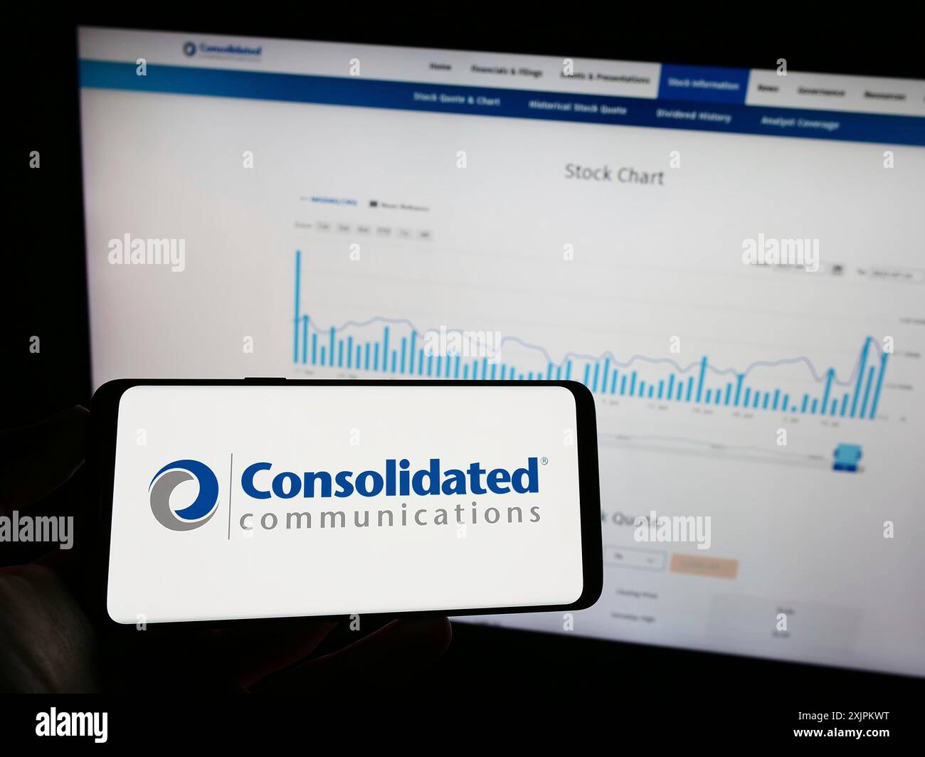Consolidated communications logo hi-res stock photography and images ...