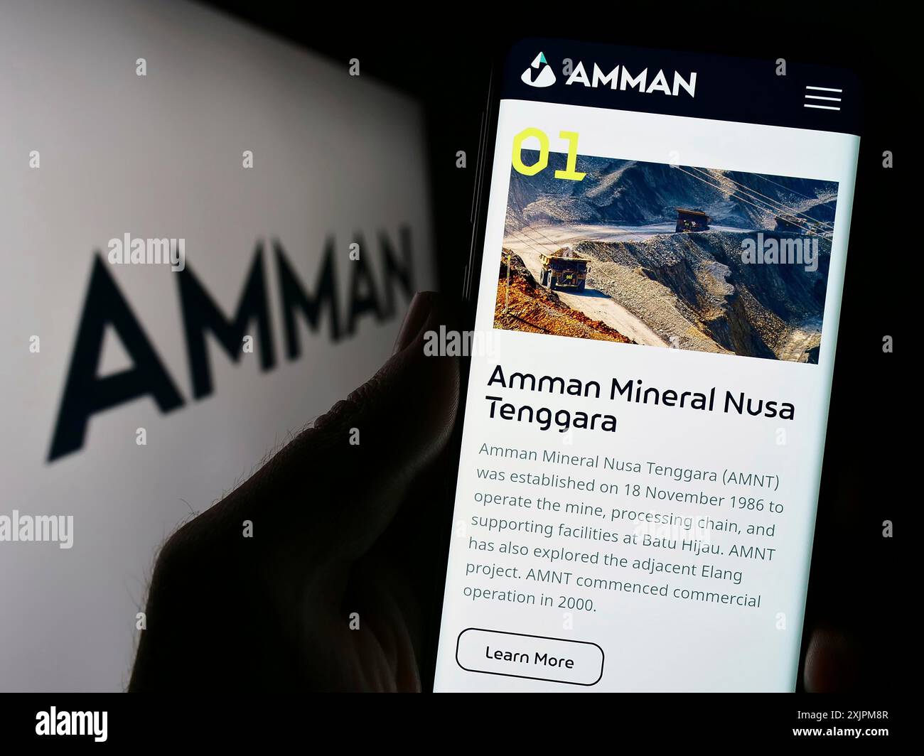 Stuttgart, Germany, 07-24-2023: Person holding smartphone with webpage ...