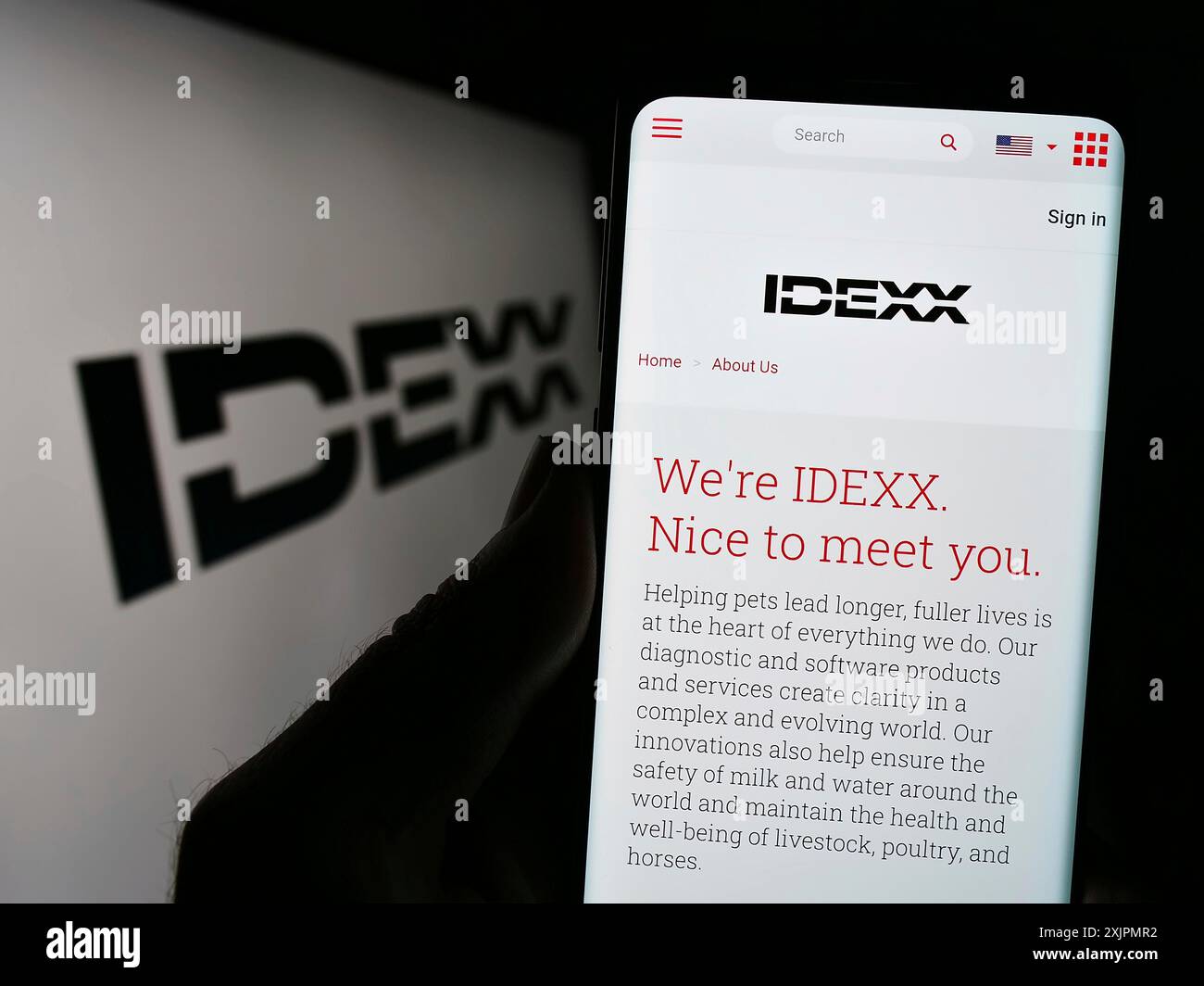 Idexx logo hi-res stock photography and images - Alamy