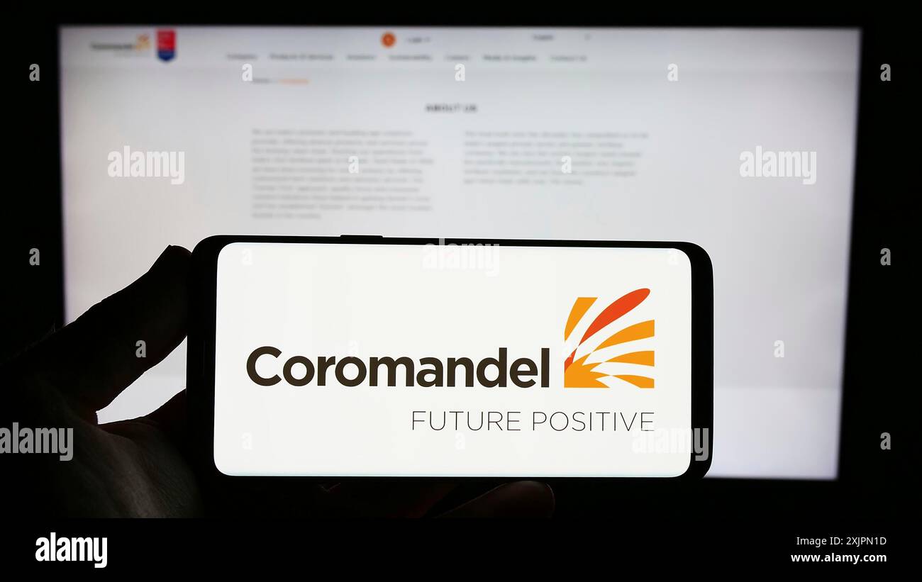 Stuttgart, Germany, 07-31-2023: Person holding smartphone with logo of ...