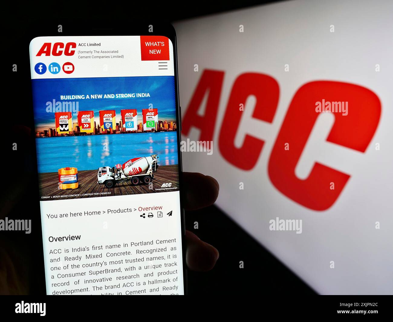 Acc cement logo hi-res stock photography and images - Alamy