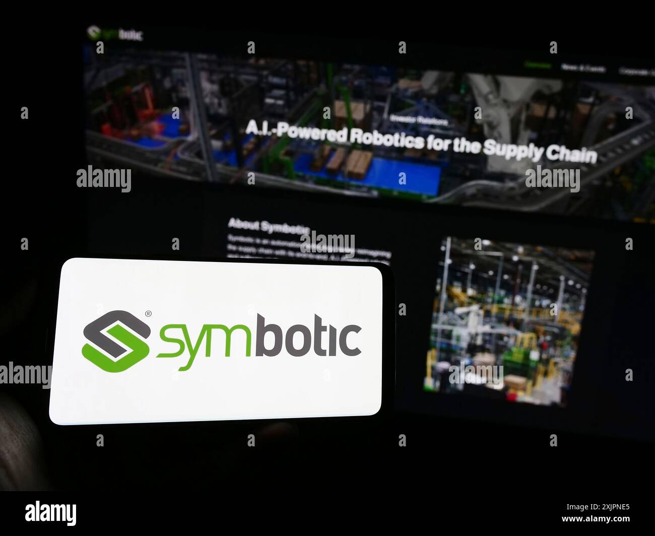 Symbotic logo hi-res stock photography and images - Alamy