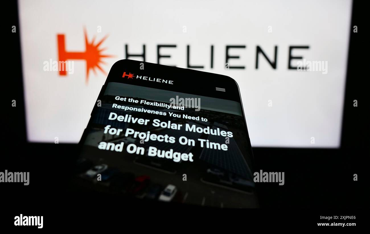 Heliene logo hi-res stock photography and images - Alamy
