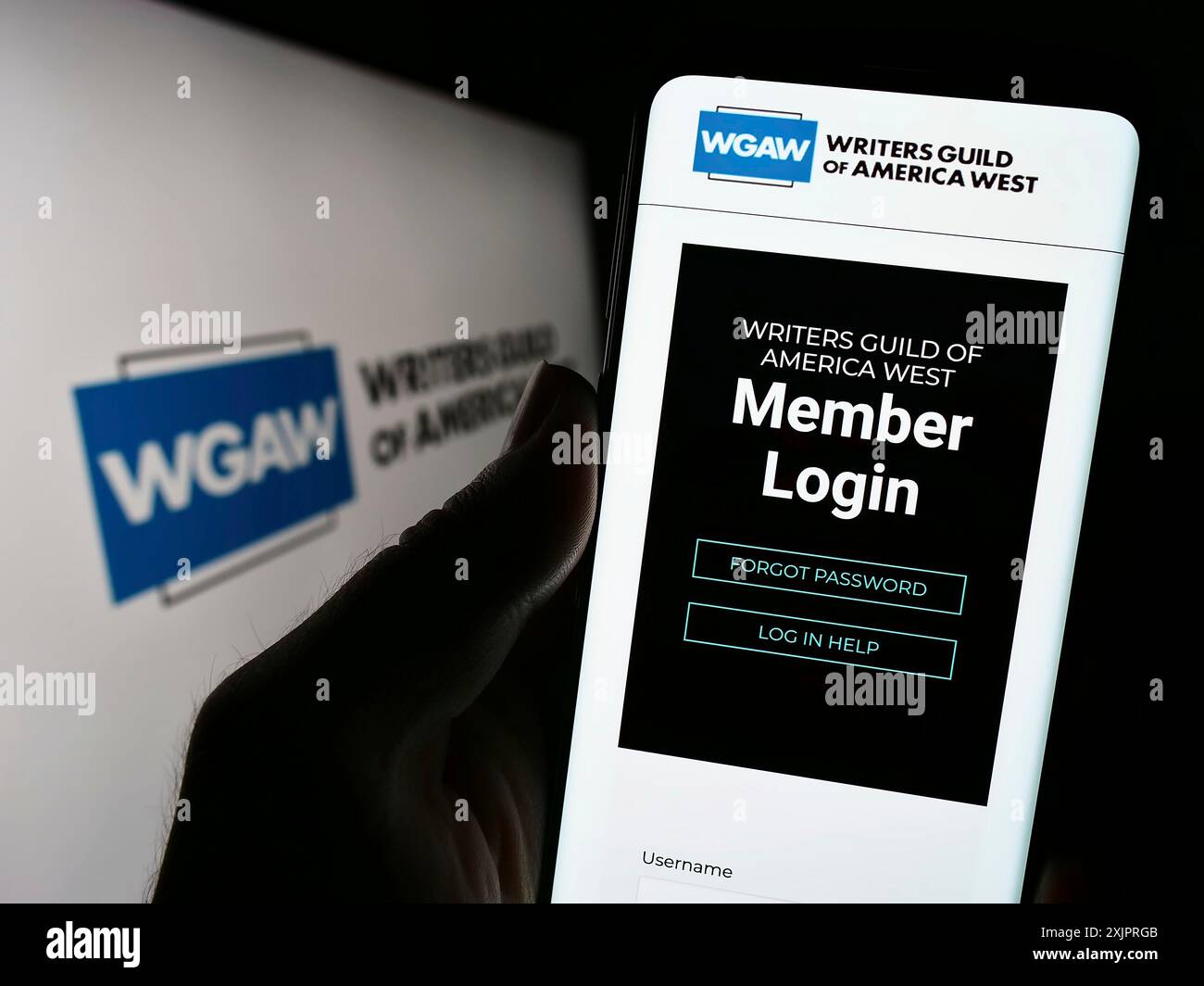 Wgaw union hi-res stock photography and images - Alamy