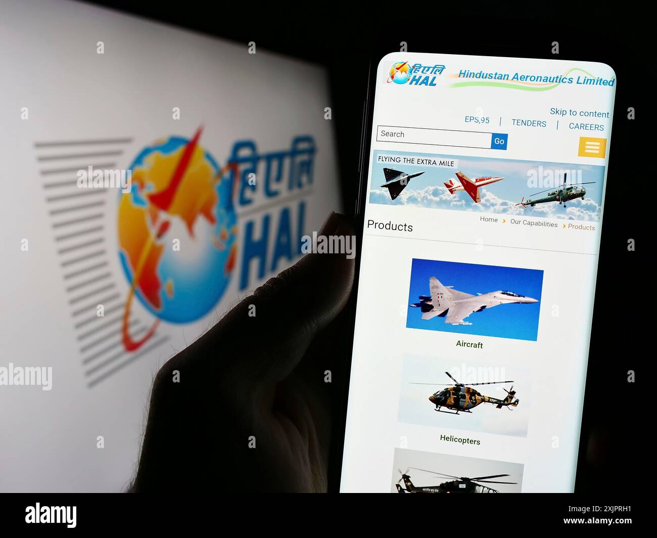 Hindustan aeronautics logo hi-res stock photography and images - Alamy