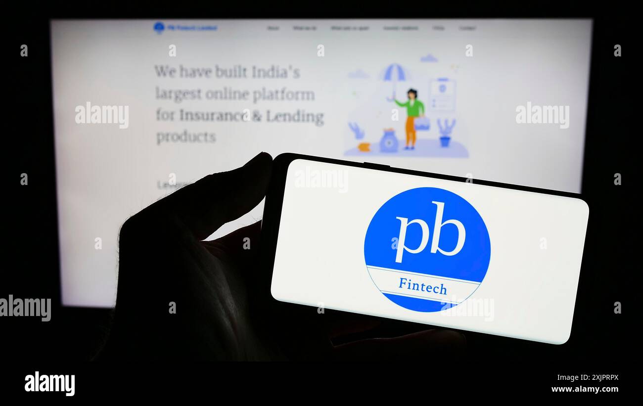 Stuttgart, Germany, 08-30-2023: Person holding smartphone with logo of ...